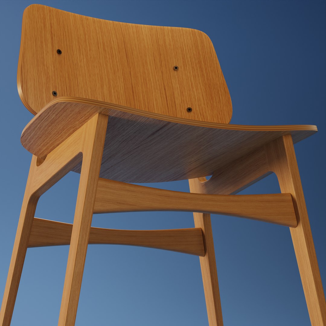 Soborg Chair 3D - TurboSquid 1727866