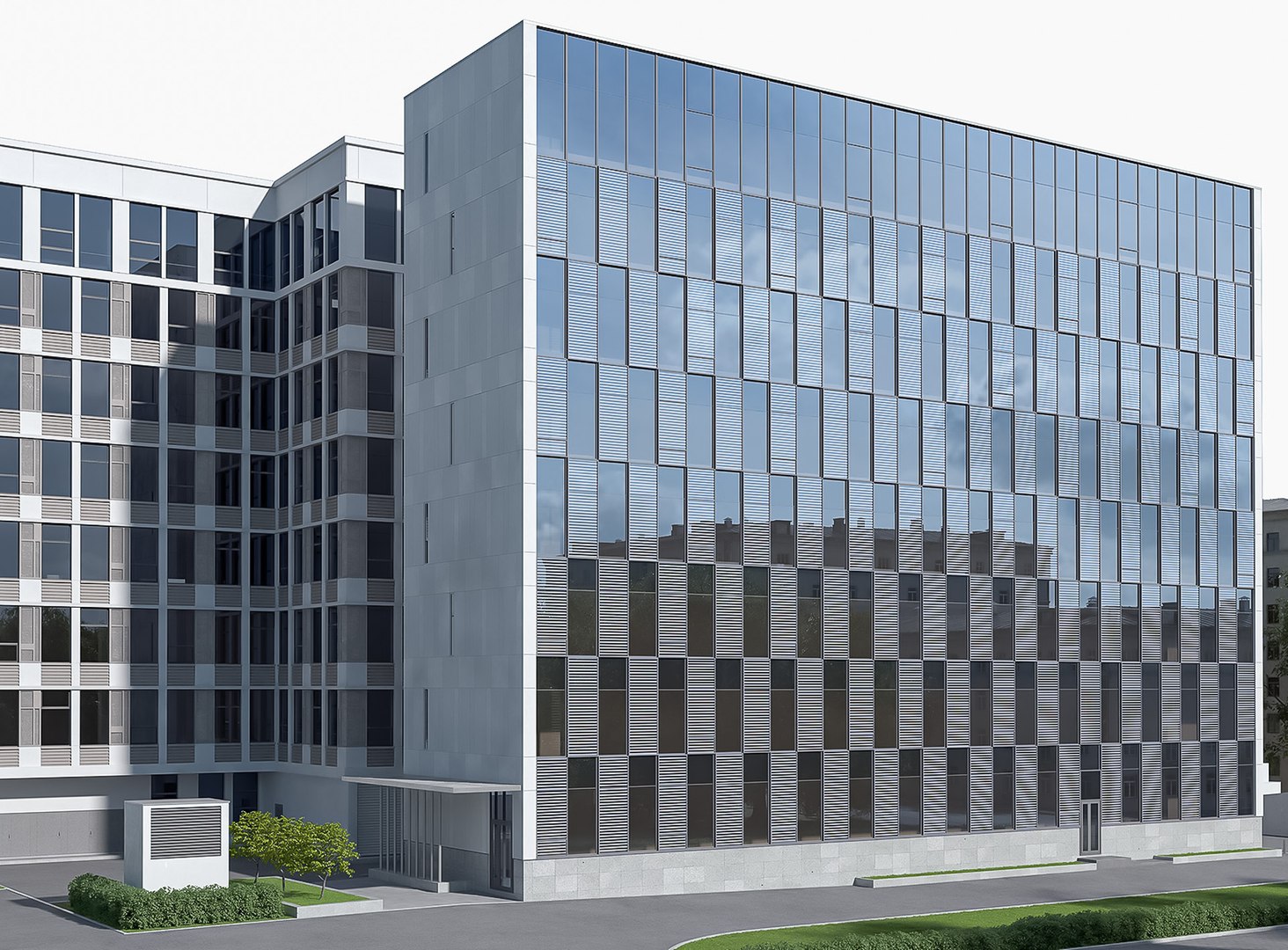 Office Building 01 3D Model - TurboSquid 1751360