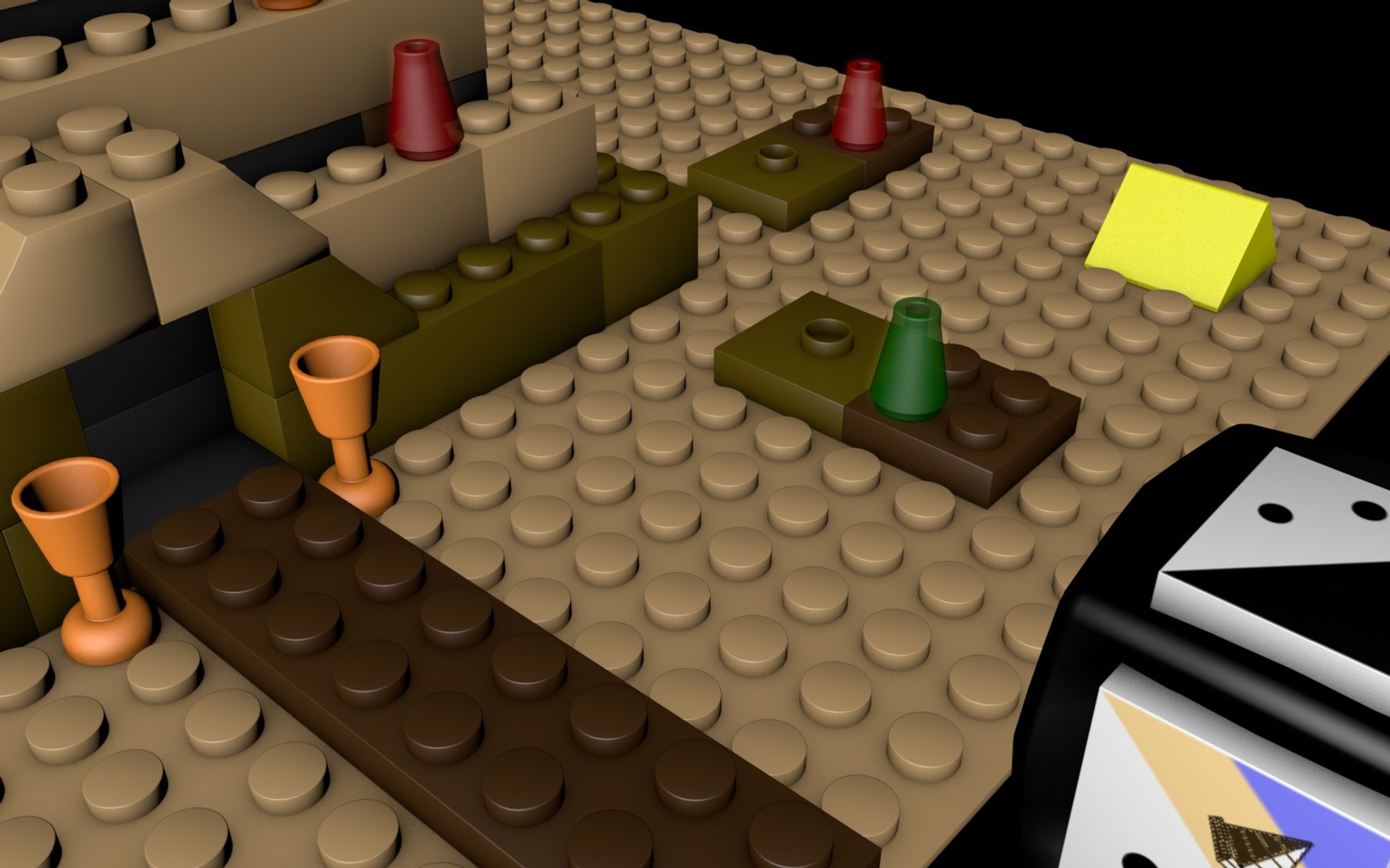 Free Lego Ramses Pyramid 3d Model