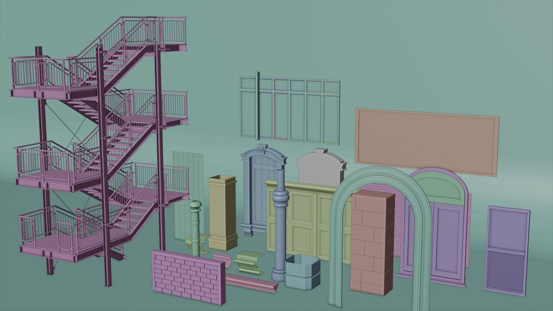 3D model Sci-Fi Props Kitbash Bundle - TurboSquid 2131122