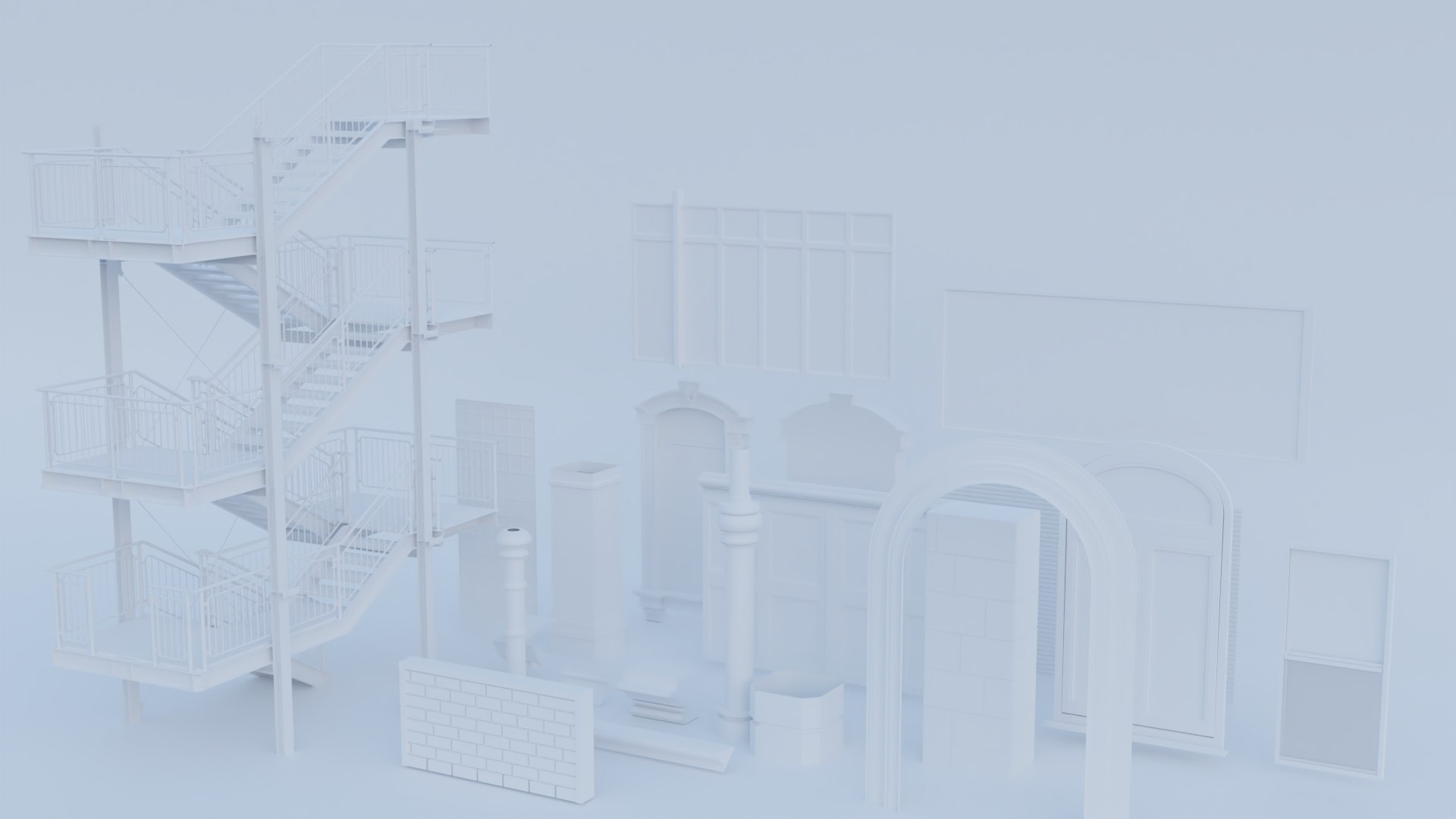 3D model Sci-Fi Props Kitbash Bundle - TurboSquid 2131122