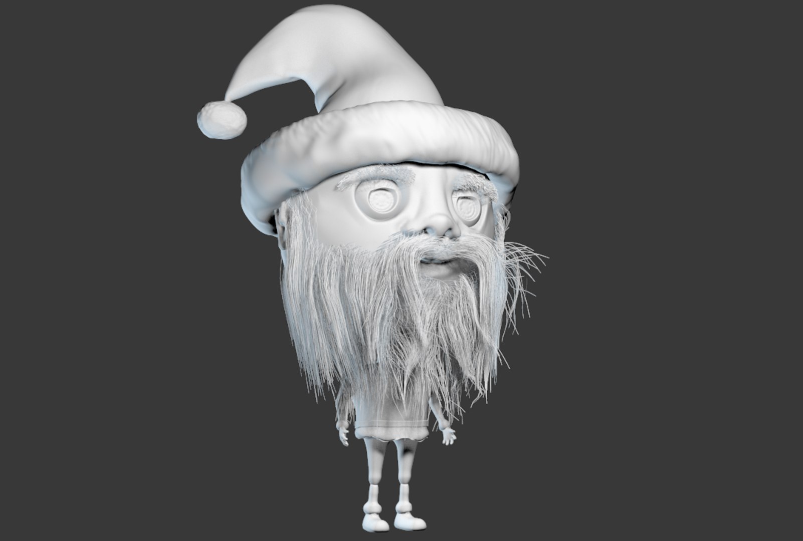 3d Santa Claus Model