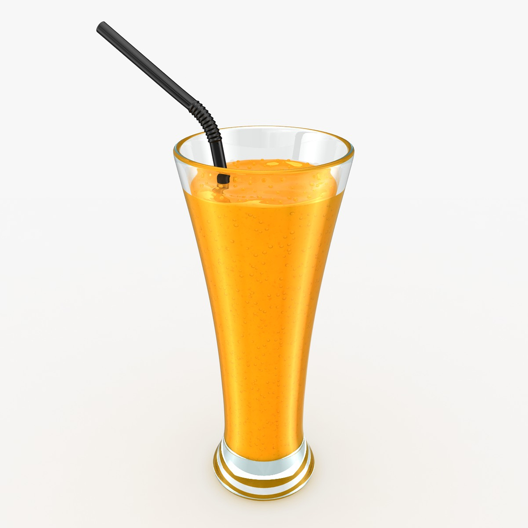 Realistic Smoothie Orange Max