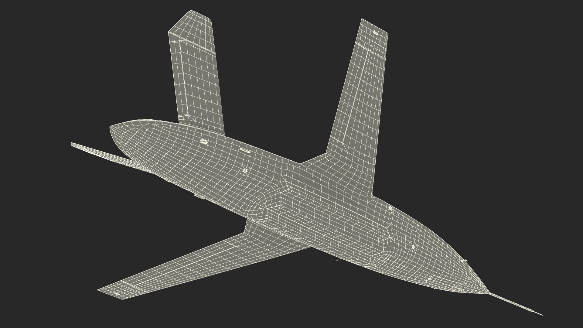 3D Valkyrie Kratos XQ-58 Combat Military Drone Rigged for Maya model ...