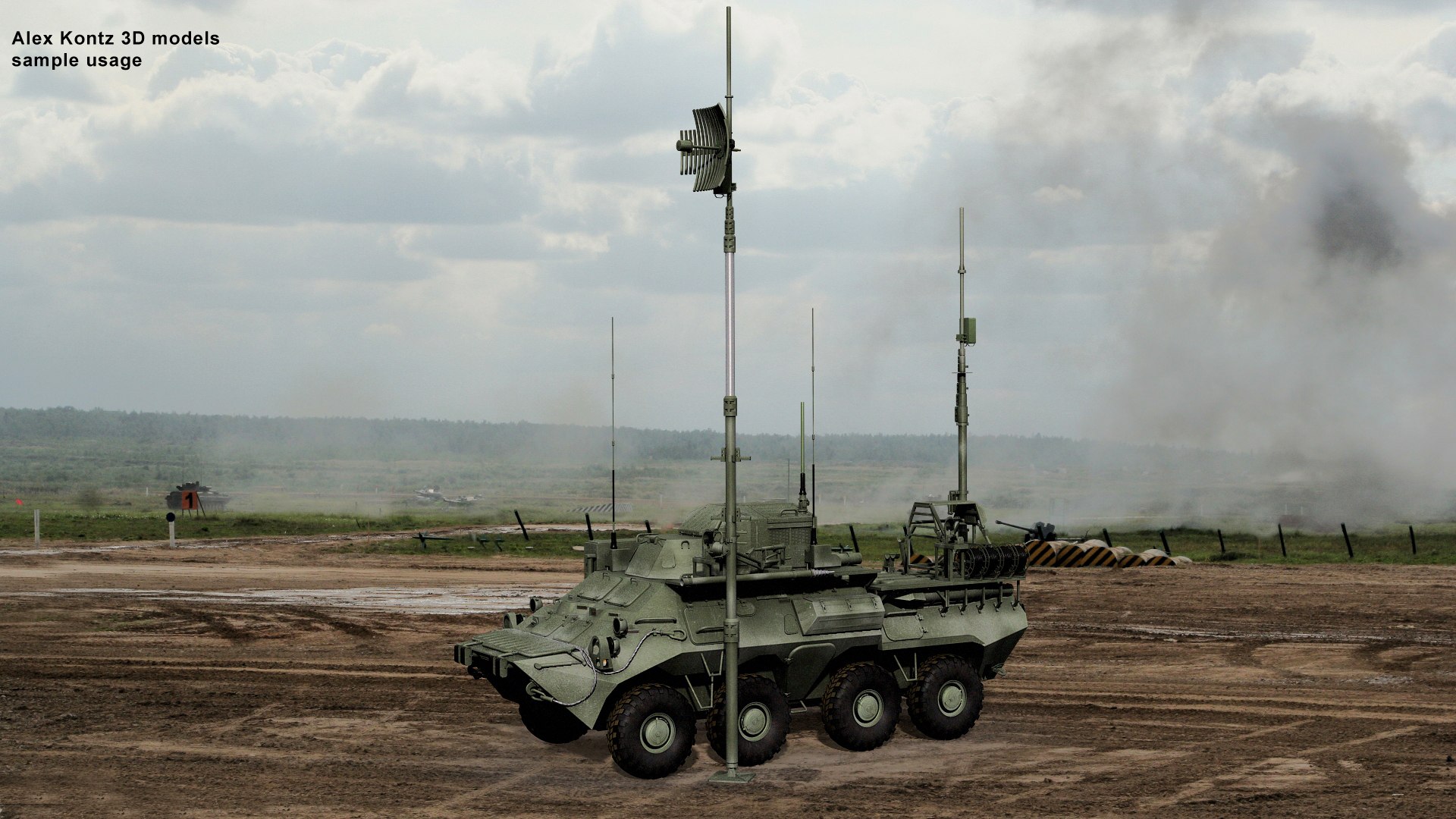 MP-1IME Communication Equipment Vehicle Model - TurboSquid 2193145