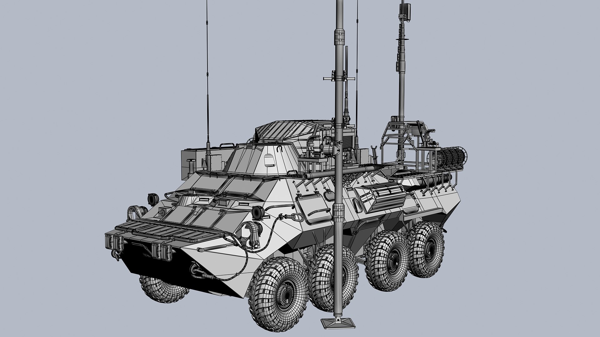 MP-1IME Communication Equipment Vehicle Model - TurboSquid 2193145