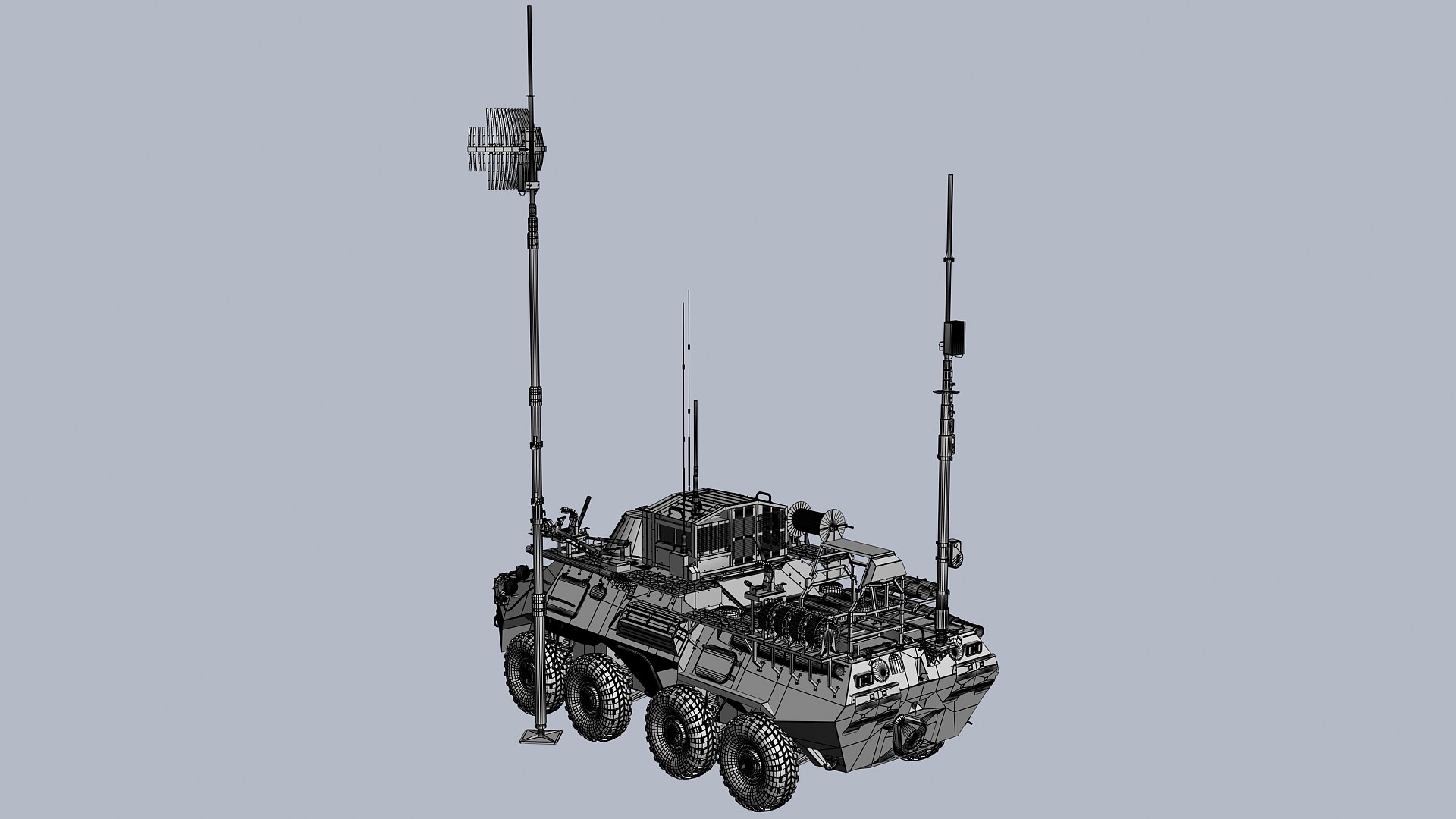 MP-1IME Communication Equipment Vehicle Model - TurboSquid 2193145