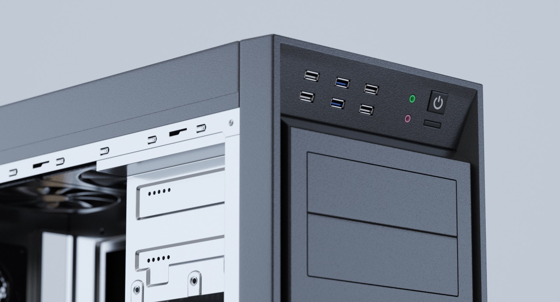 Pc Case 3D Model - TurboSquid 1240105