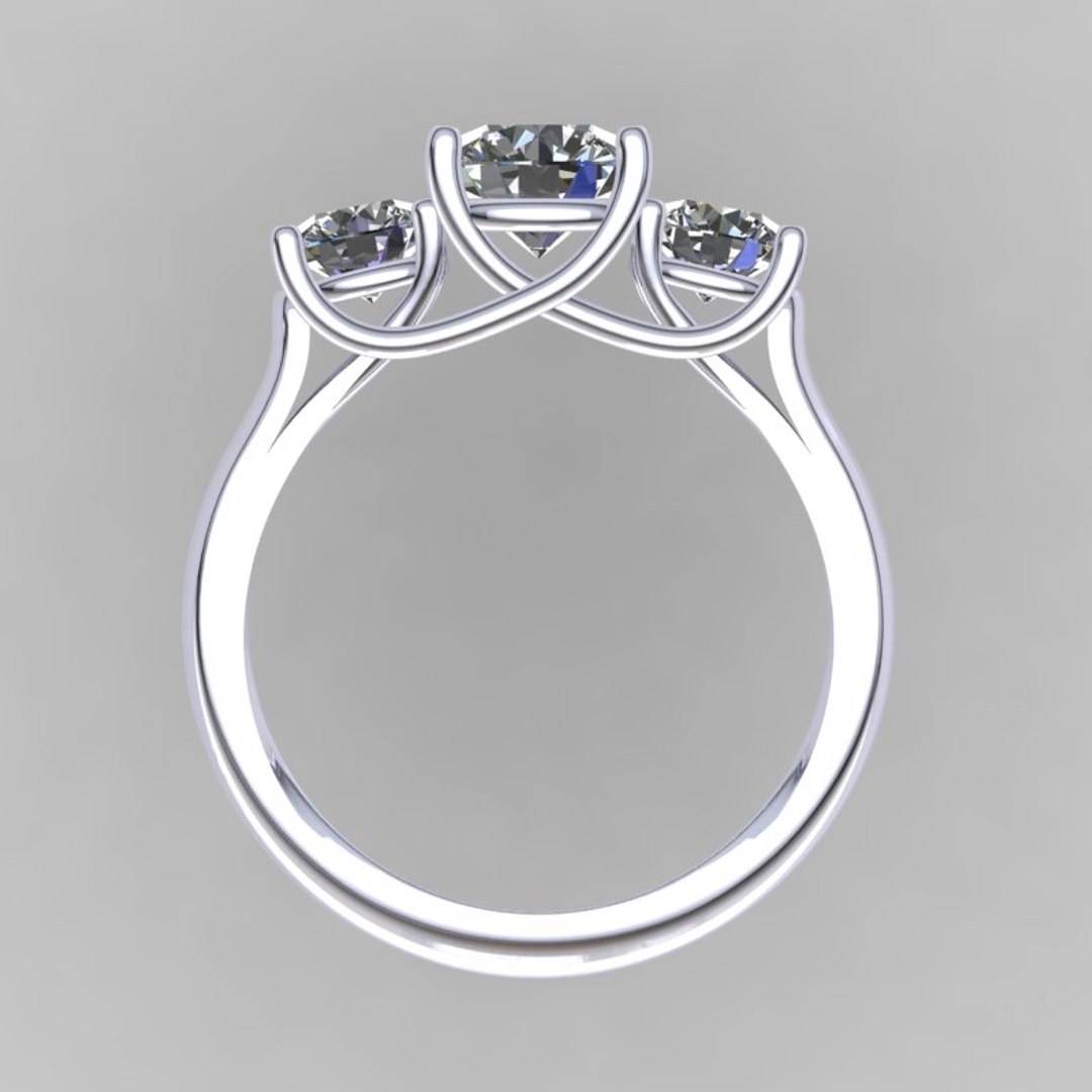 3d Designer Ring Model