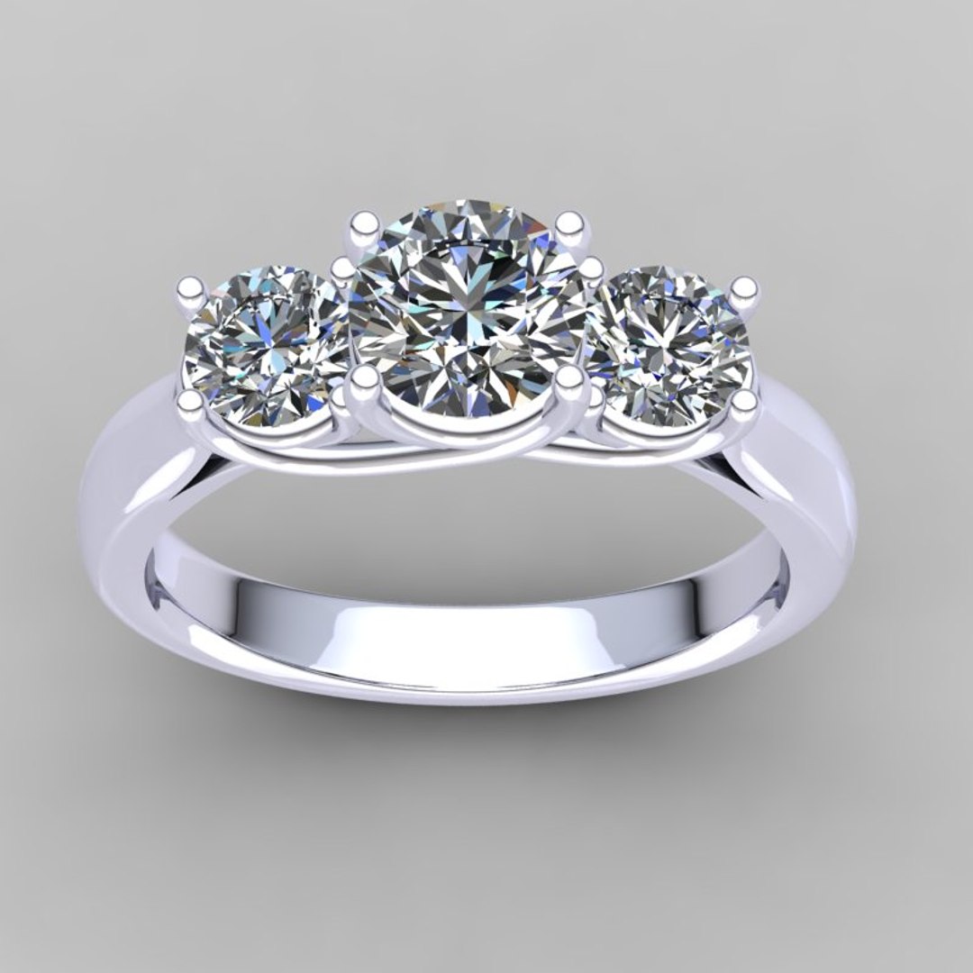 3d Designer Ring Model