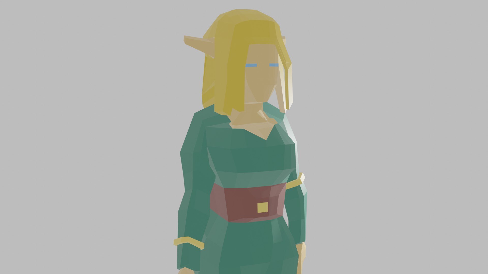 3D Low Poly Fantasy Elve Character Rigged Unity - TurboSquid 2163819