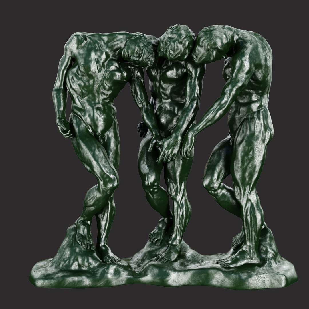 Obj Statues Shades Rodin