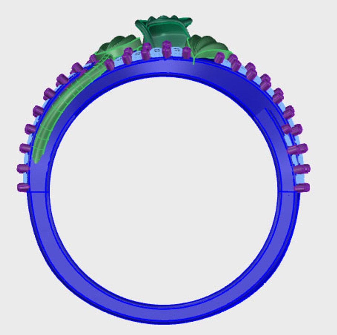 3D gold ring model - TurboSquid 1548579