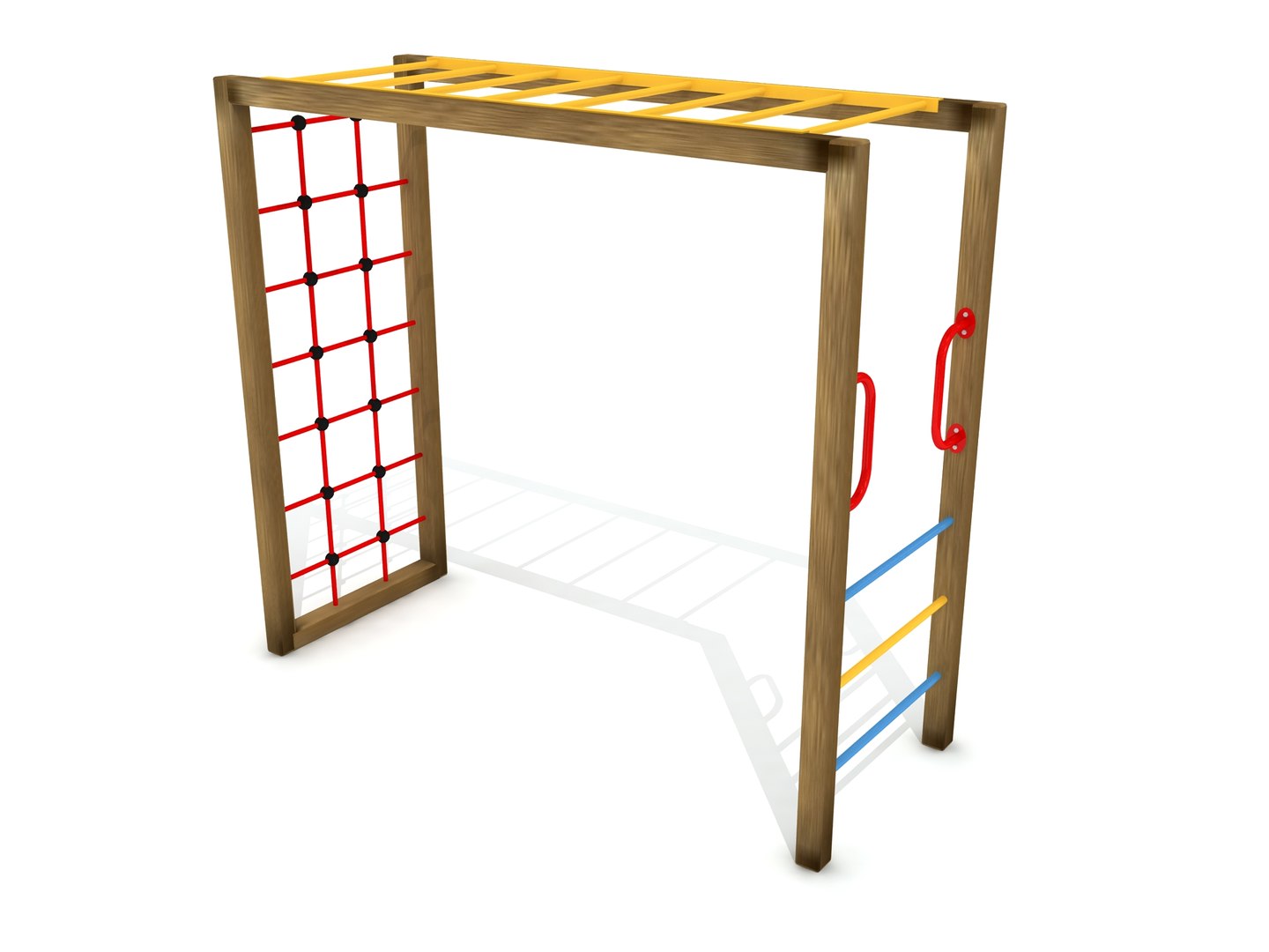 Wood rope climber play 3D model - TurboSquid 1587761