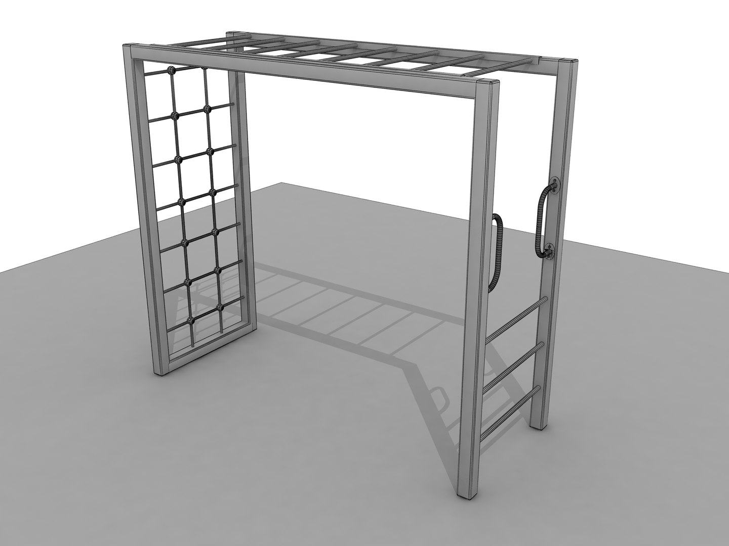 Wood rope climber play 3D model - TurboSquid 1587761