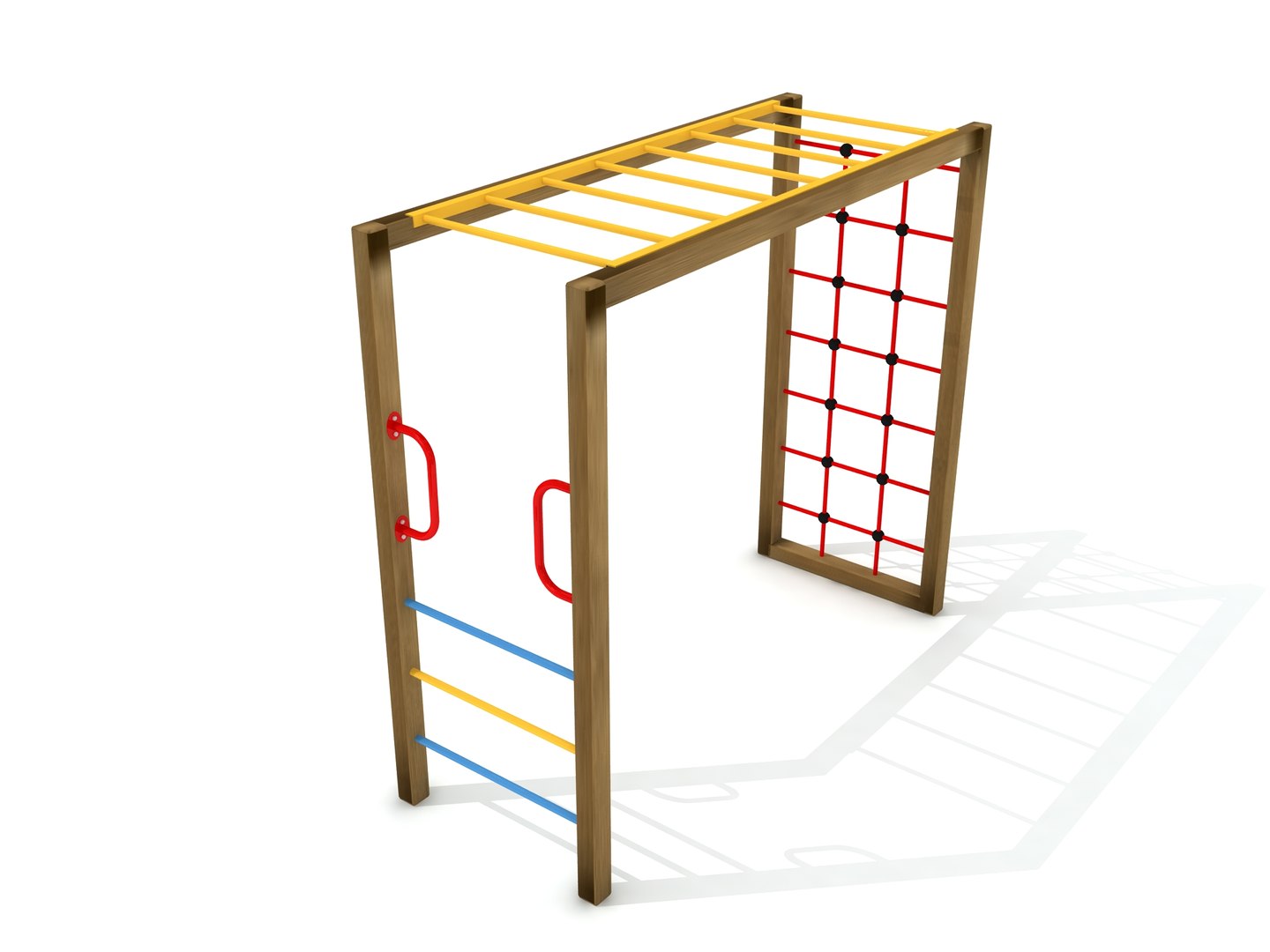 Wood rope climber play 3D model - TurboSquid 1587761