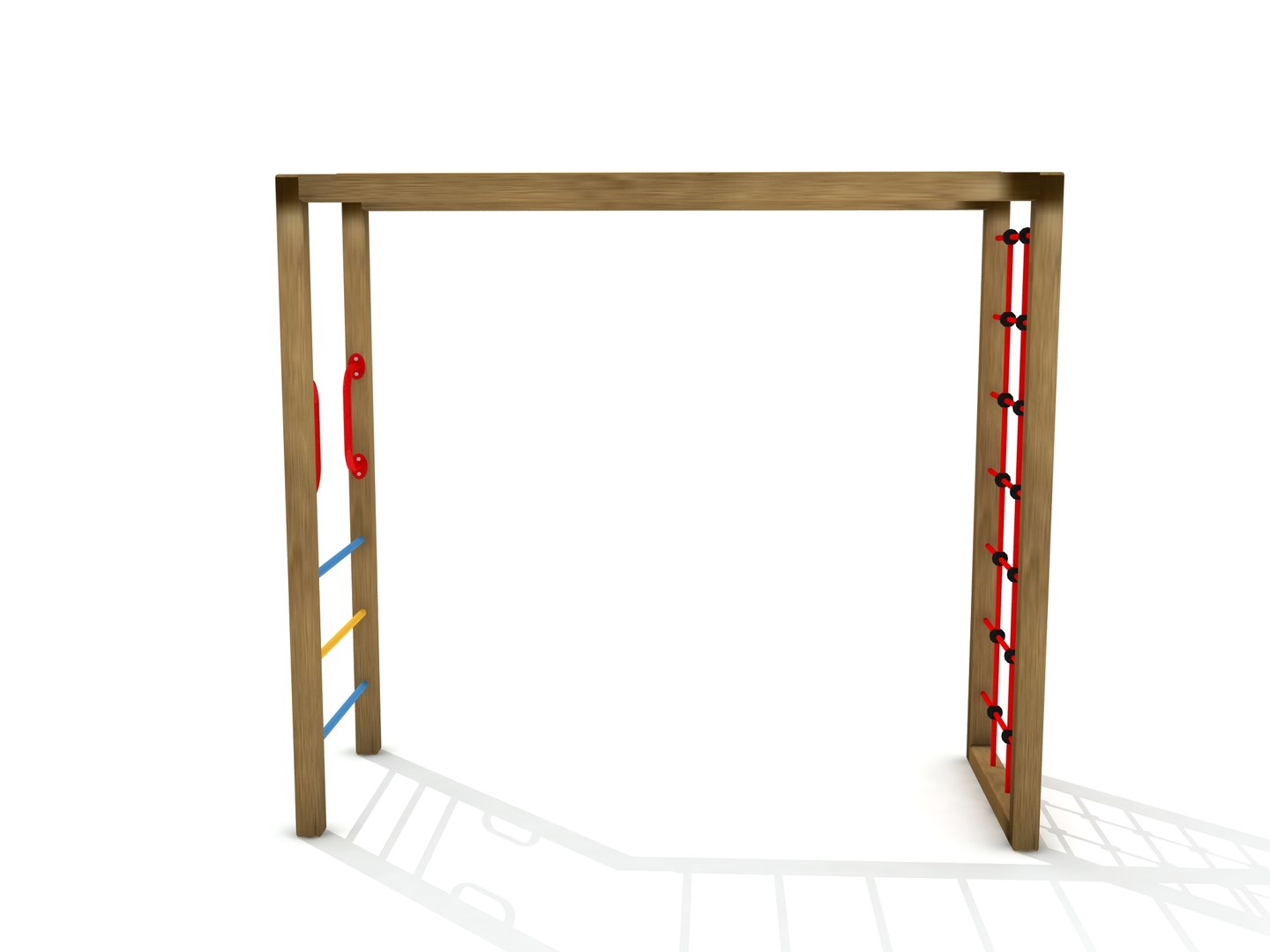 Wood rope climber play 3D model - TurboSquid 1587761