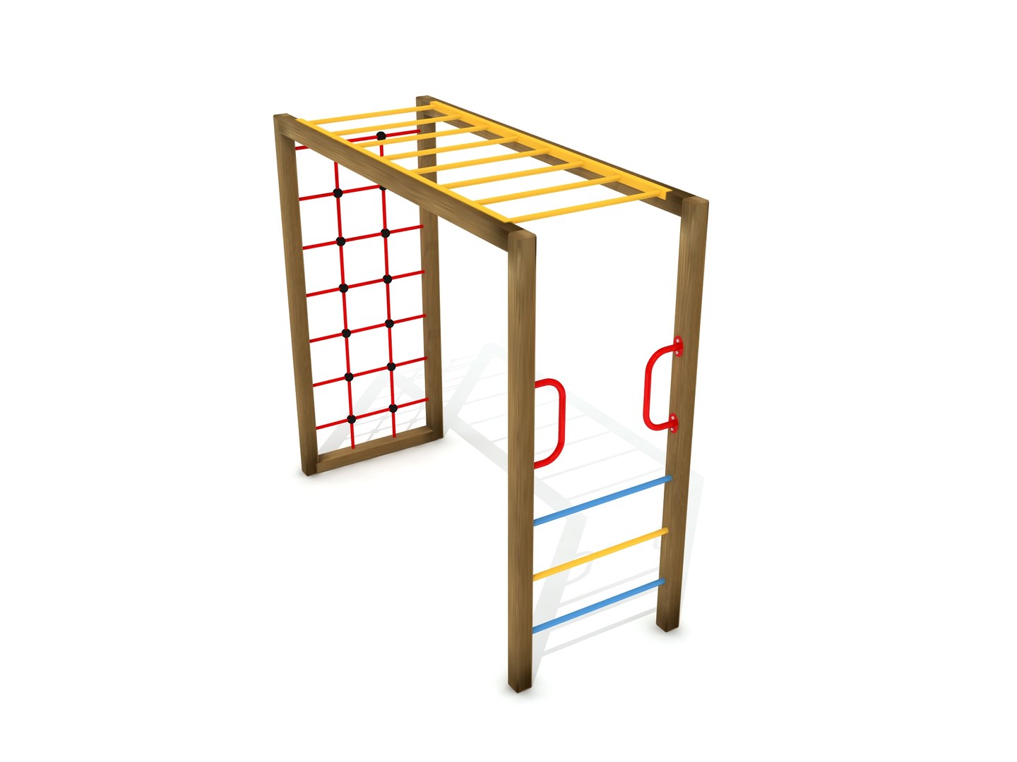 Wood rope climber play 3D model - TurboSquid 1587761