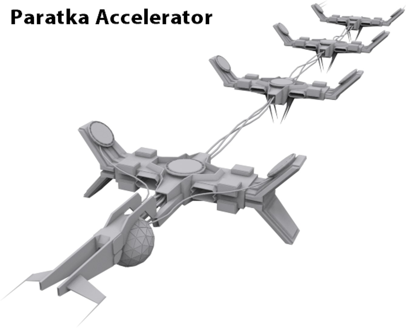 accelerator gate 3d model