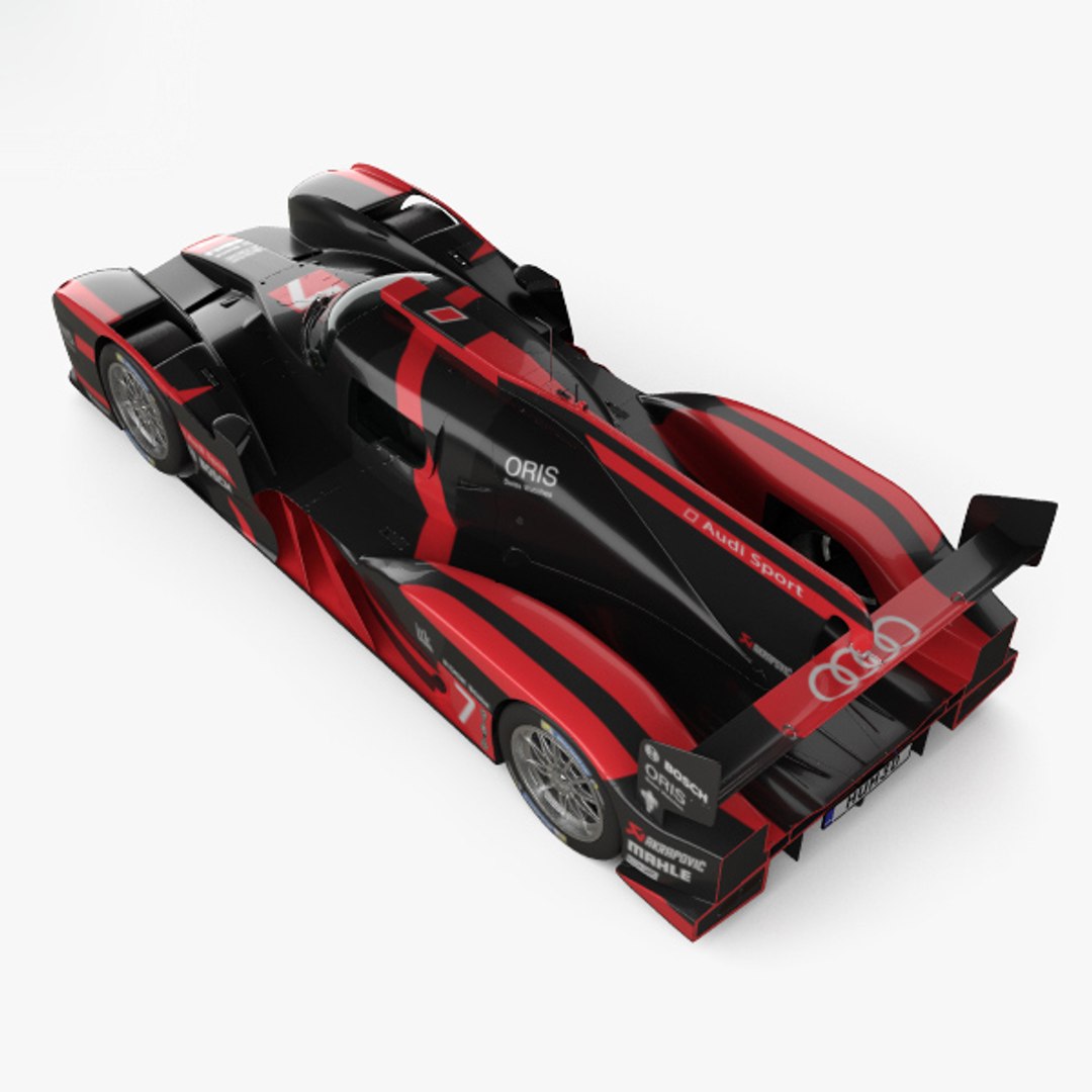 3D audi r18 r - TurboSquid 1302137