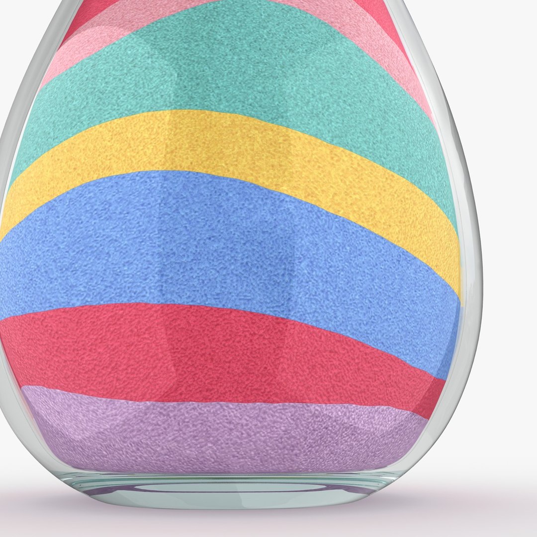 Realistic Colored Sand 3d Model