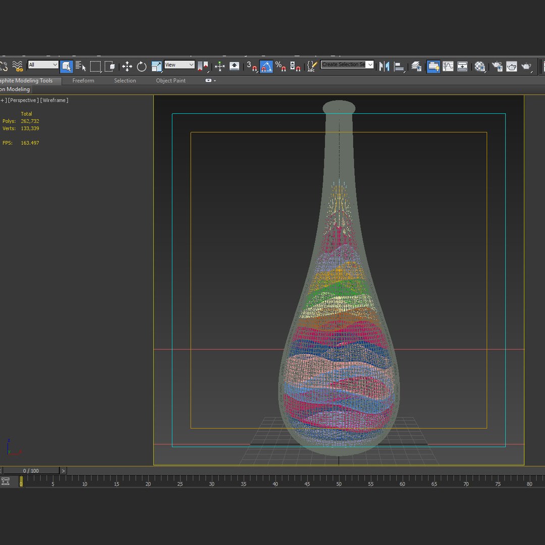 Realistic Colored Sand 3d Model