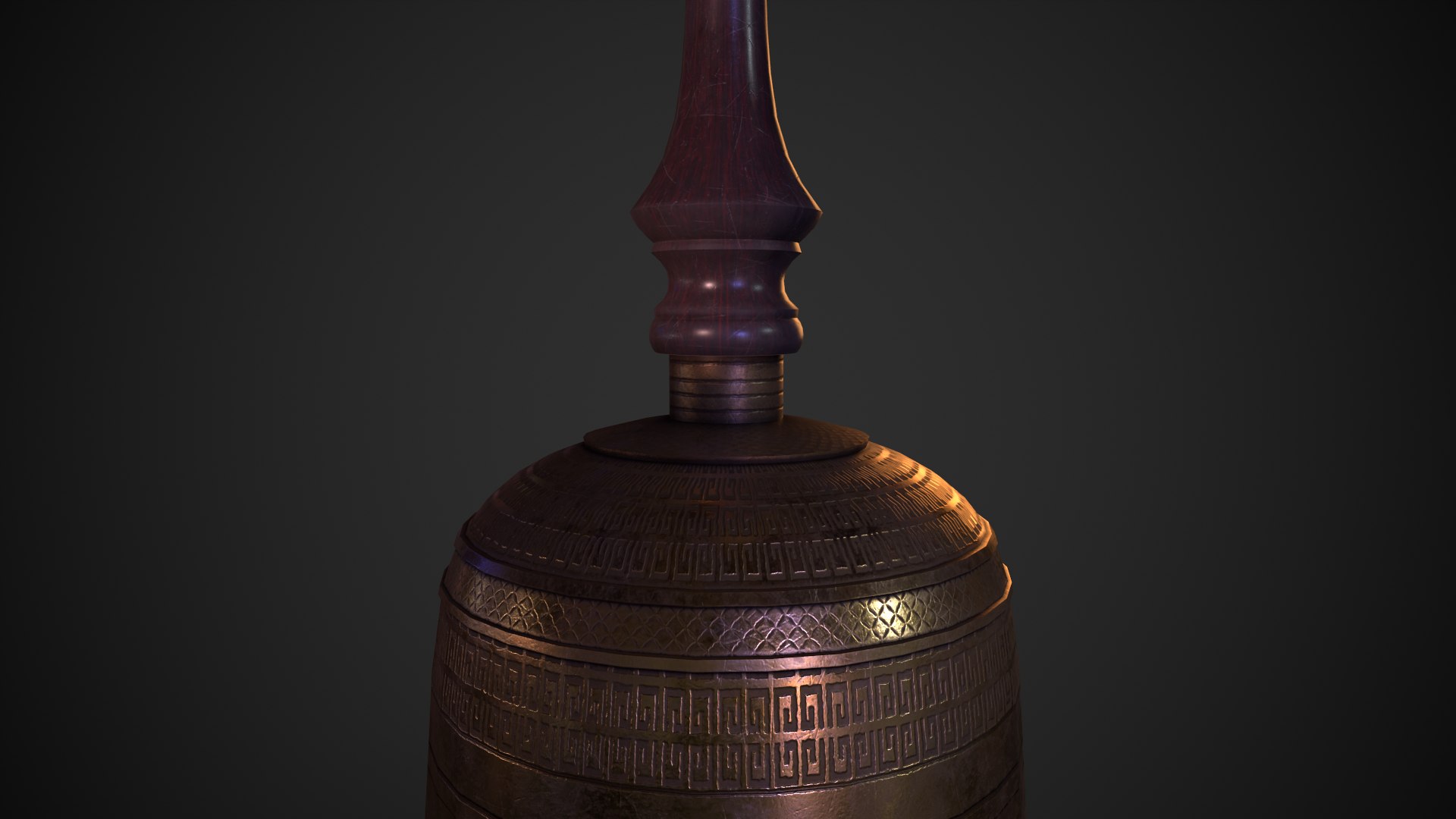 Handheld Bell Ringer 3D - TurboSquid 1728202