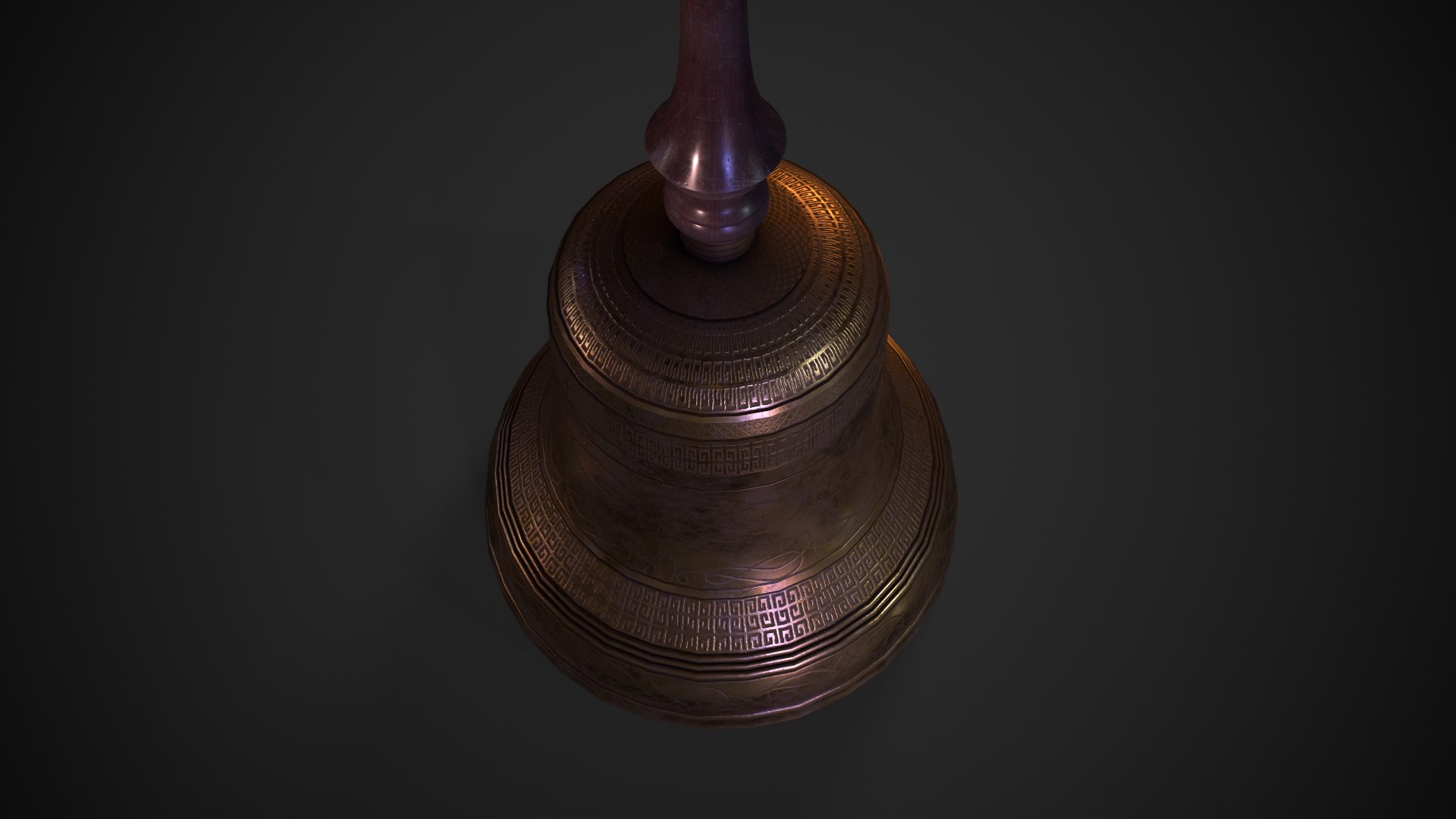 Handheld Bell Ringer 3D - TurboSquid 1728202
