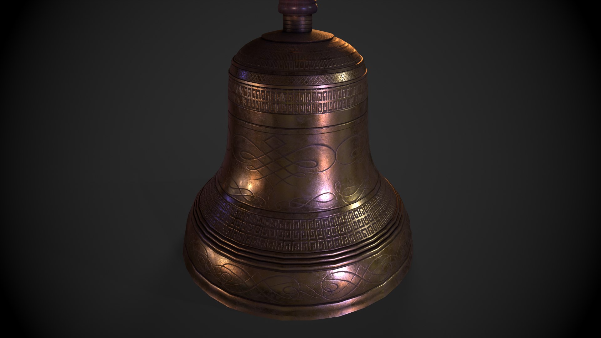 Handheld Bell Ringer 3D - TurboSquid 1728202