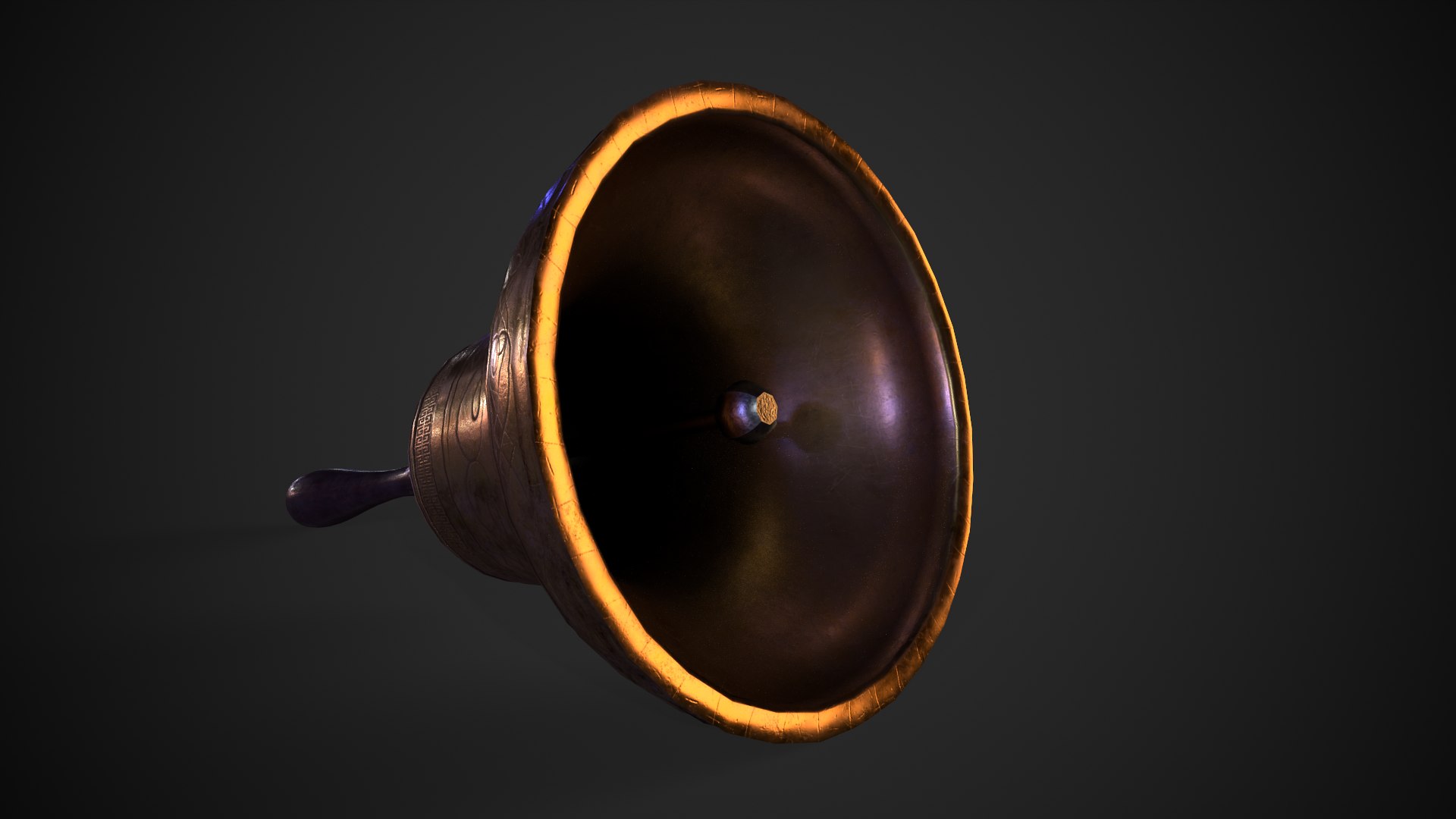 Handheld Bell Ringer 3D - TurboSquid 1728202
