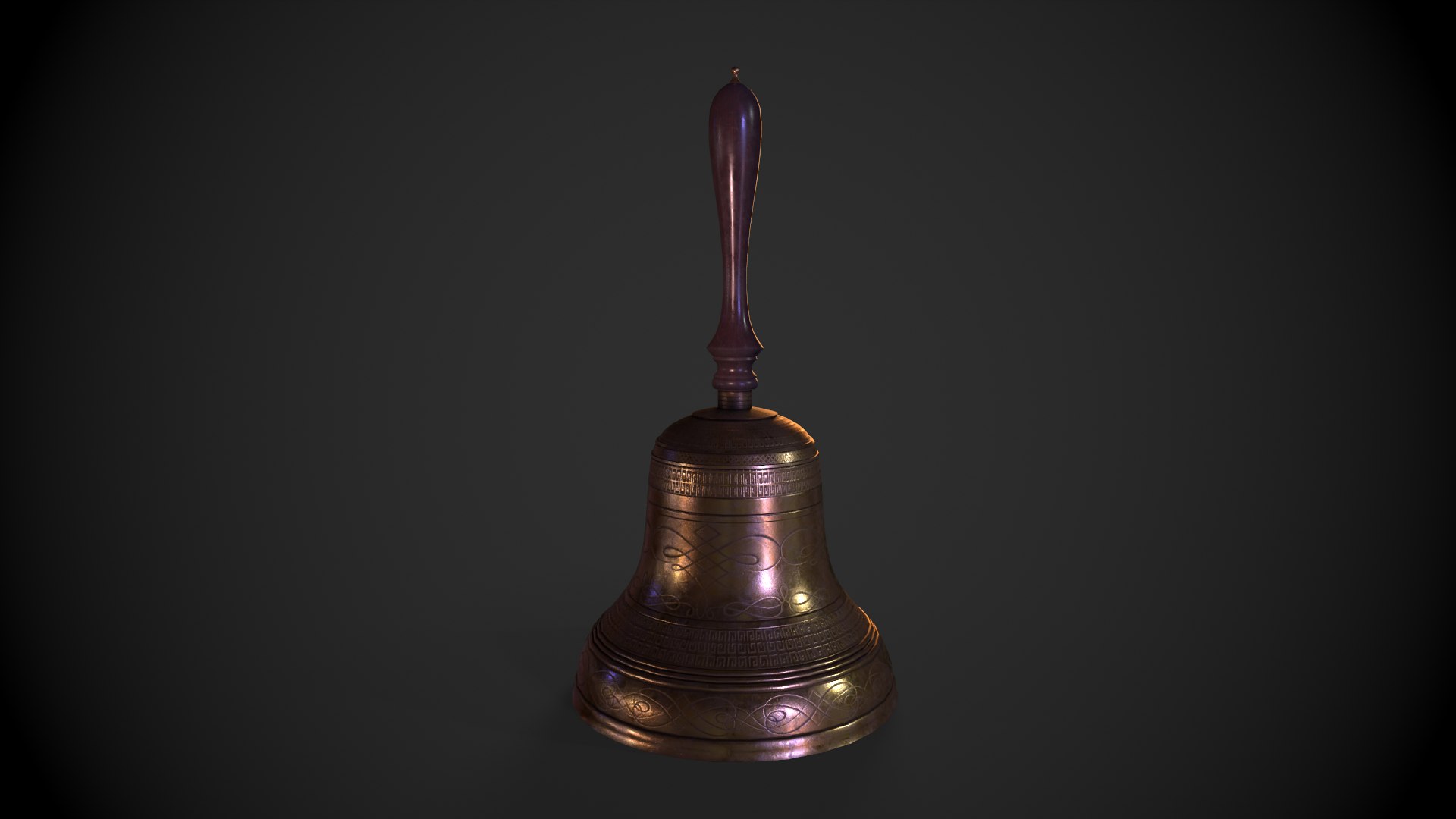 Handheld Bell Ringer 3D - TurboSquid 1728202