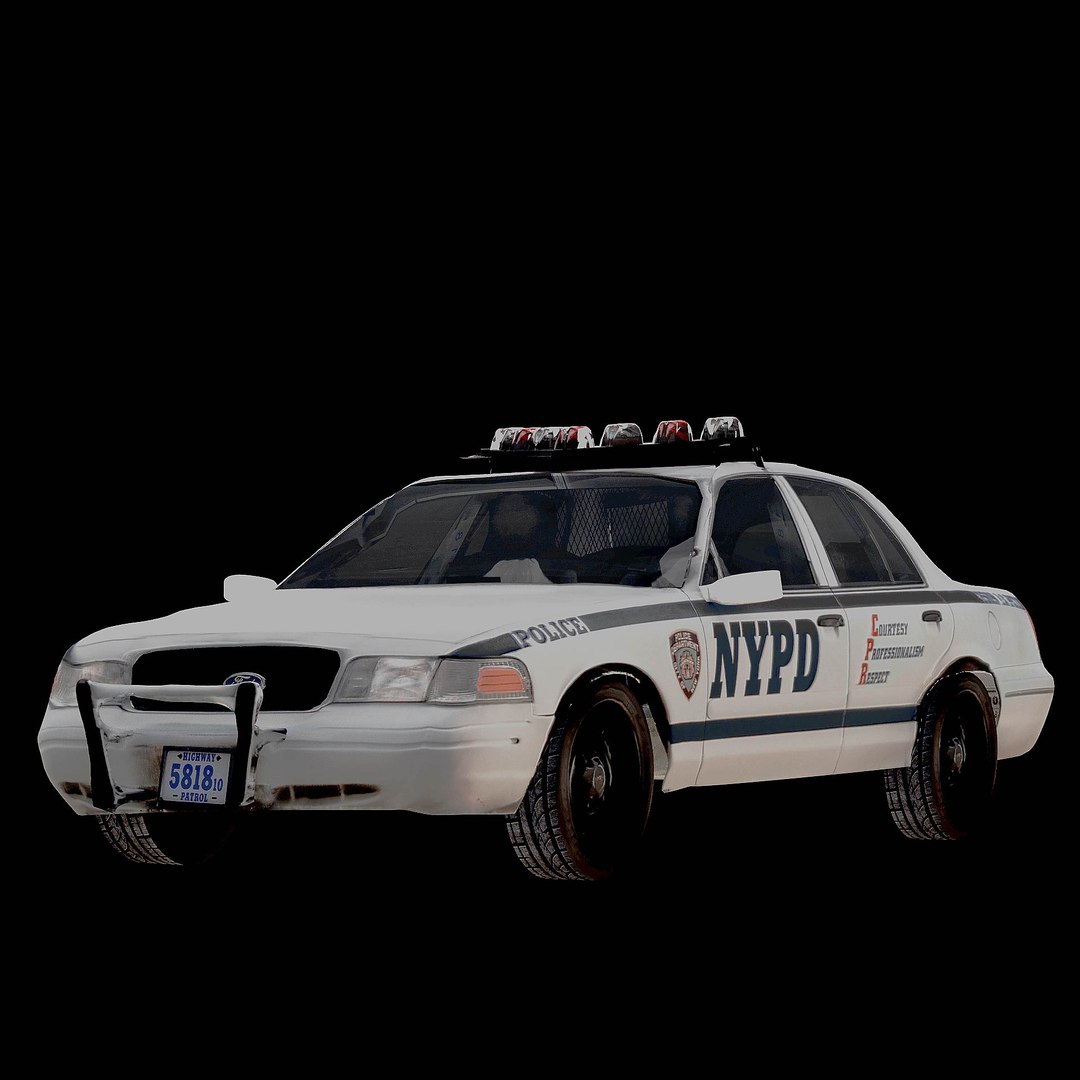 Nypd Police Car 3D Model - TurboSquid 1480073