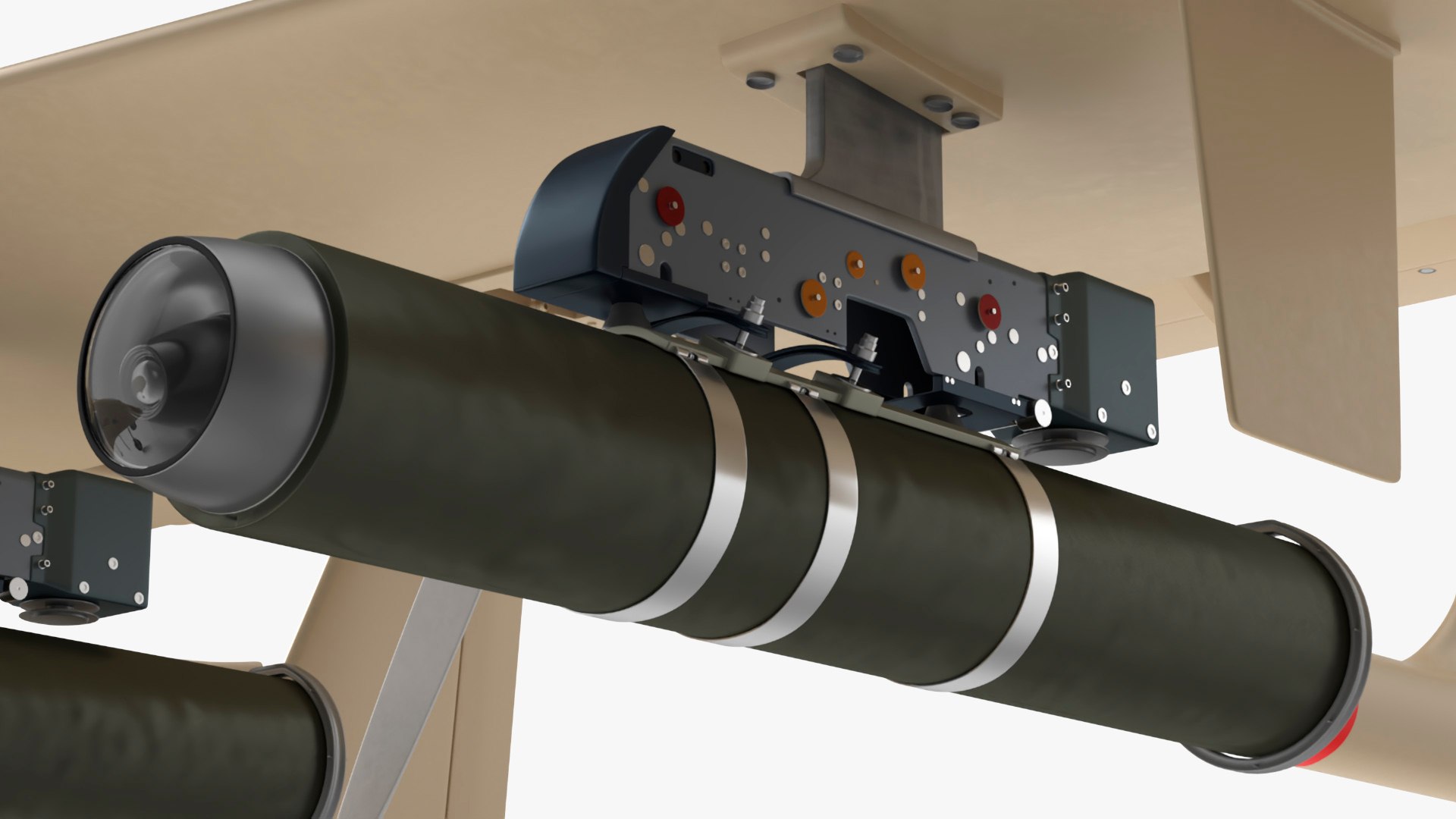 Reconnaissance Iranian Drone Mohajer-6 Sand Color 3D - TurboSquid 2287839