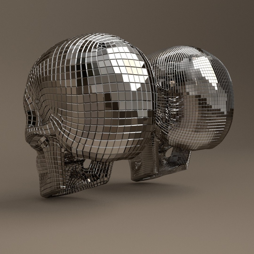 Disco Skull 3D Model - TurboSquid 1357221