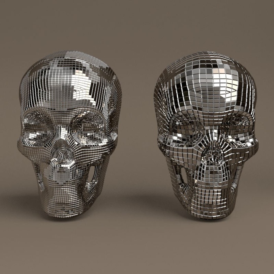 Disco Skull 3D Model - TurboSquid 1357221