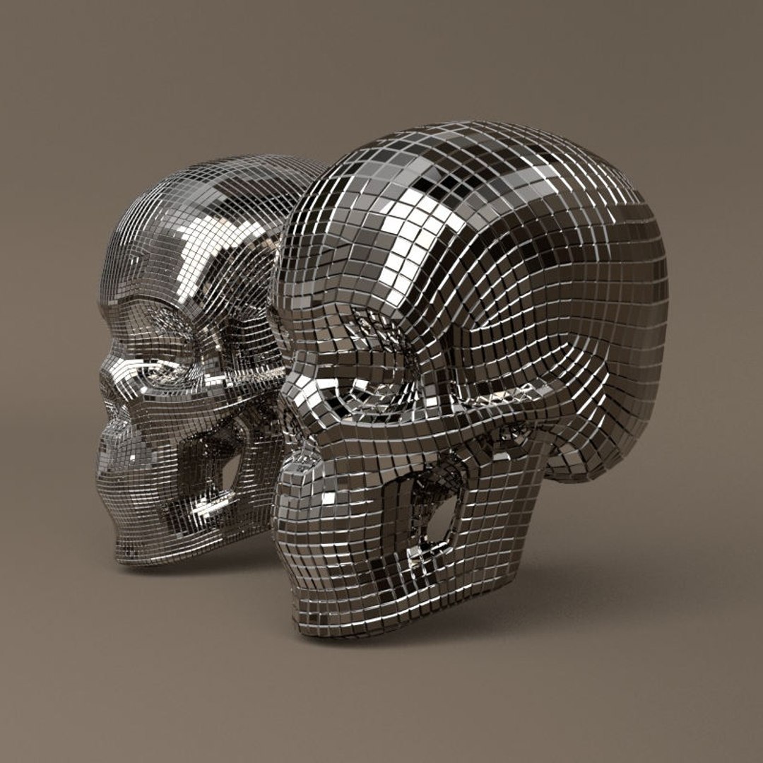 Disco Skull 3D Model - TurboSquid 1357221