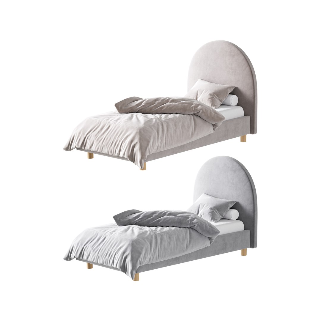 Lora Bed 3D - TurboSquid 2226275