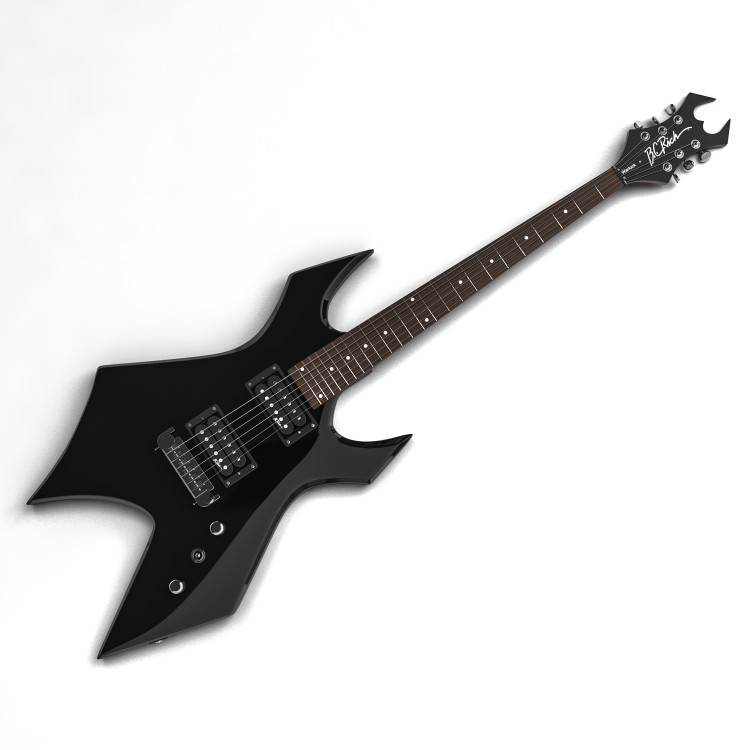 bc rich warlock 3d c4d