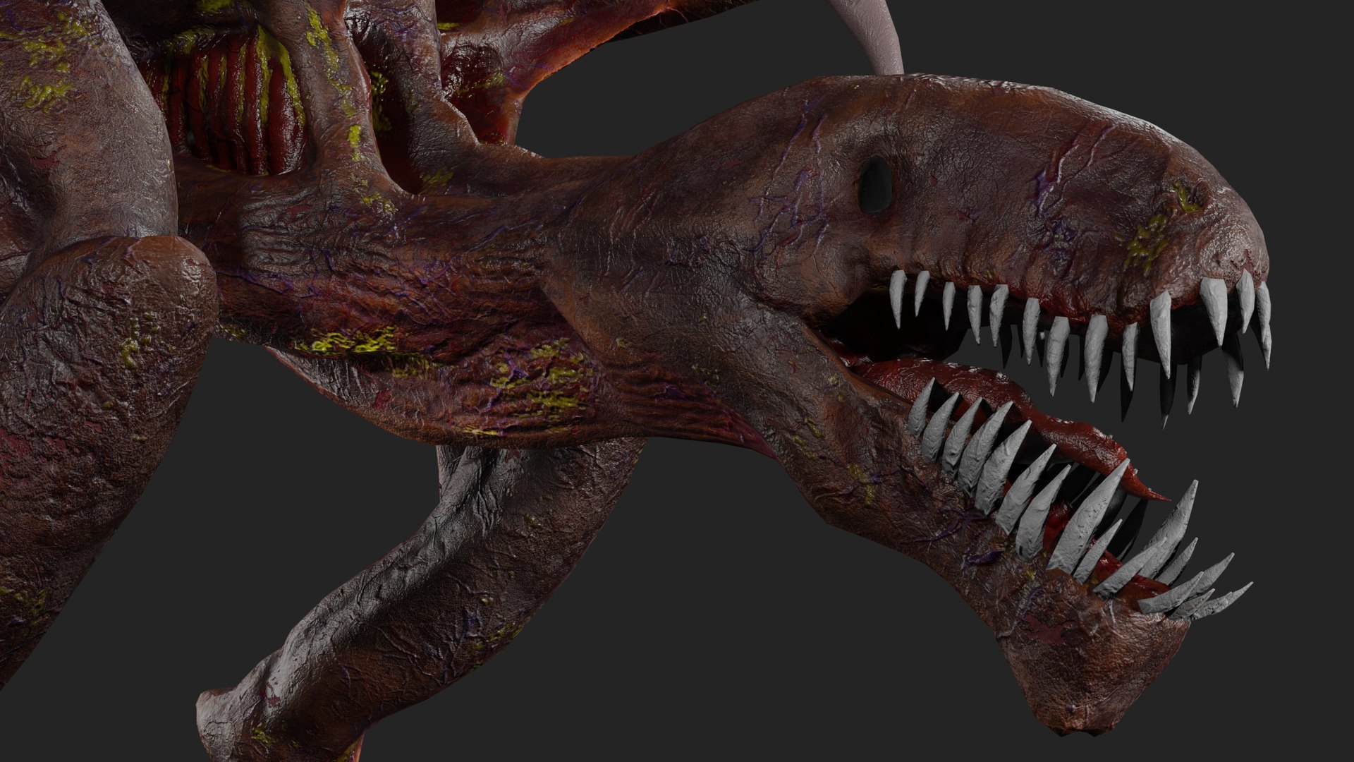 Monster PBR Low-poly 3D model - TurboSquid 2105289