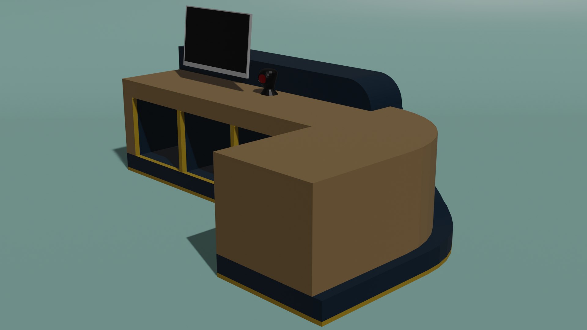 Cashier Table Toon 3D - TurboSquid 2079914