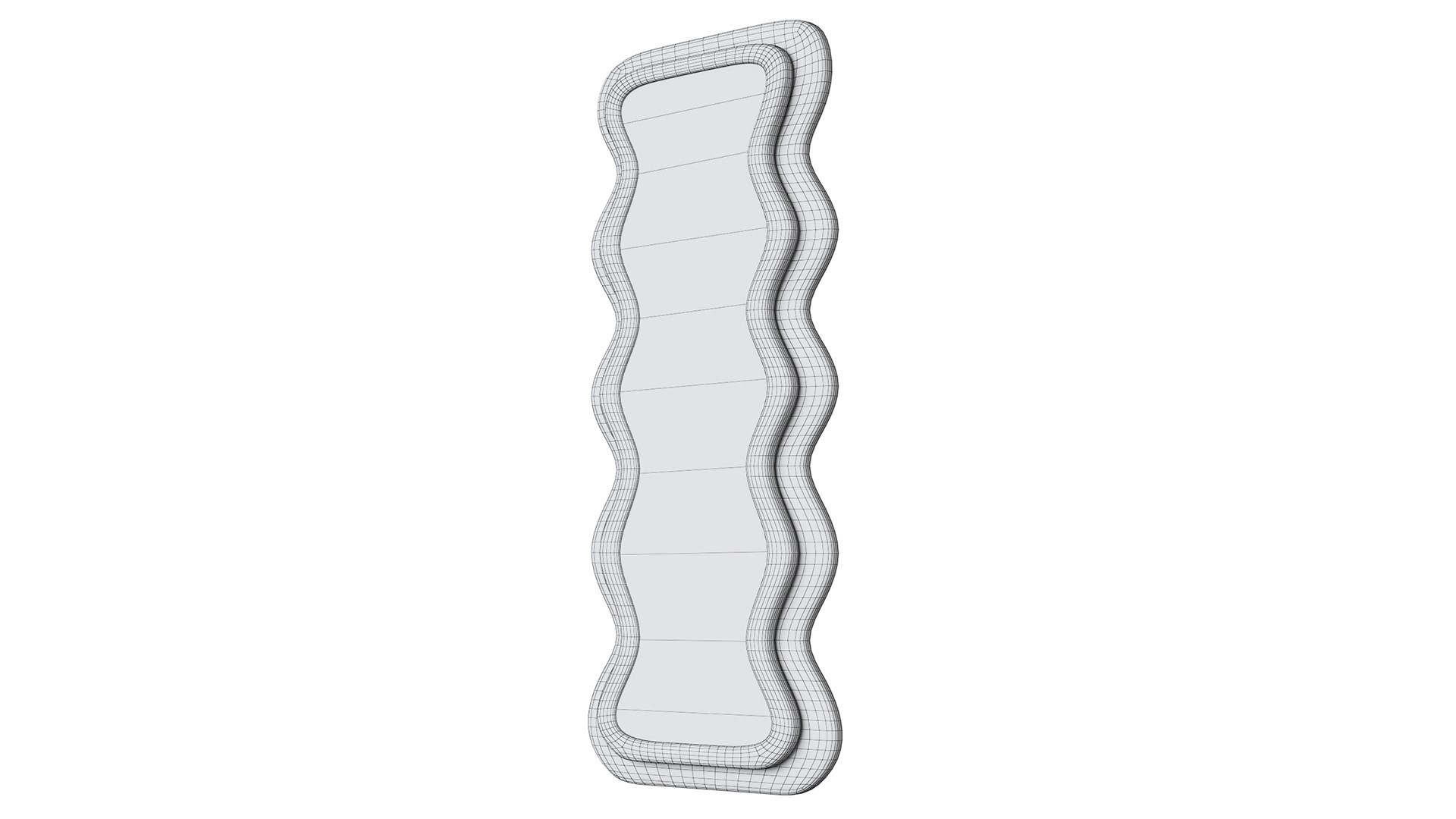 3D Plush Waves Floor Mirror Model - TurboSquid 2208705