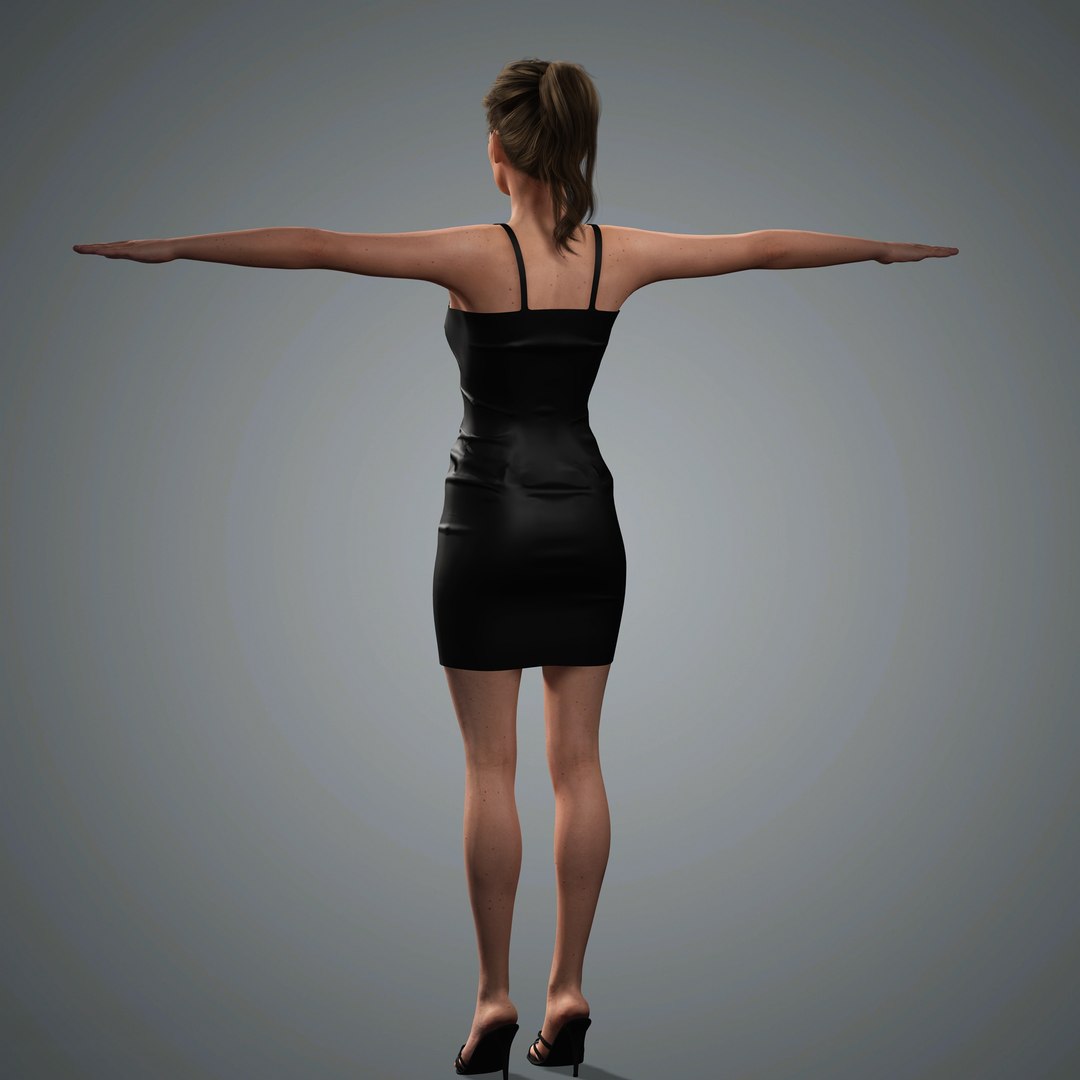 3D Gigi Hadid Character 3D Model Low-poly - TurboSquid 2297987