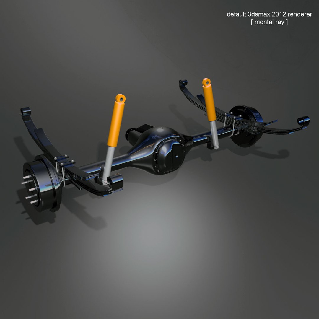3dsmax Rear Axle Classic