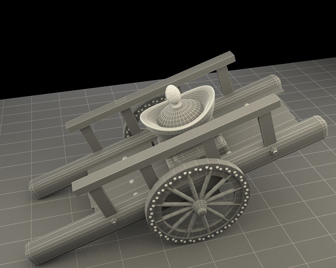 Chinese Cart 3D - TurboSquid 2212973