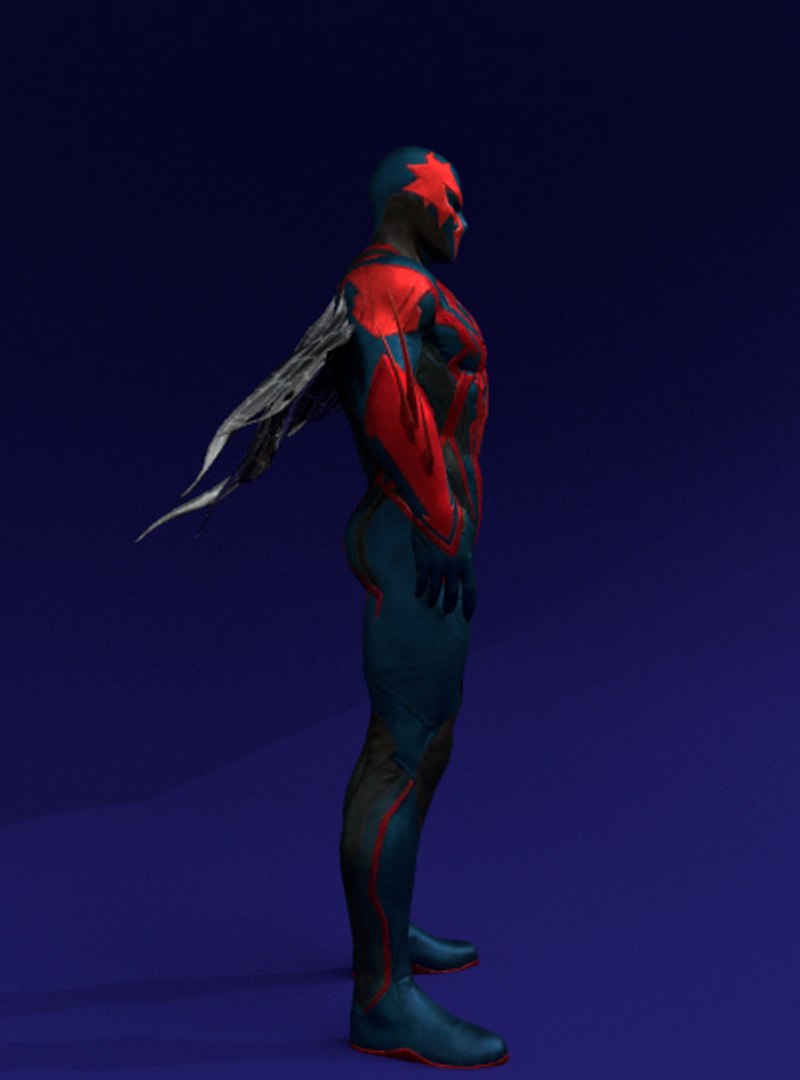 Spiderman 2099 3D Model - TurboSquid 1853661
