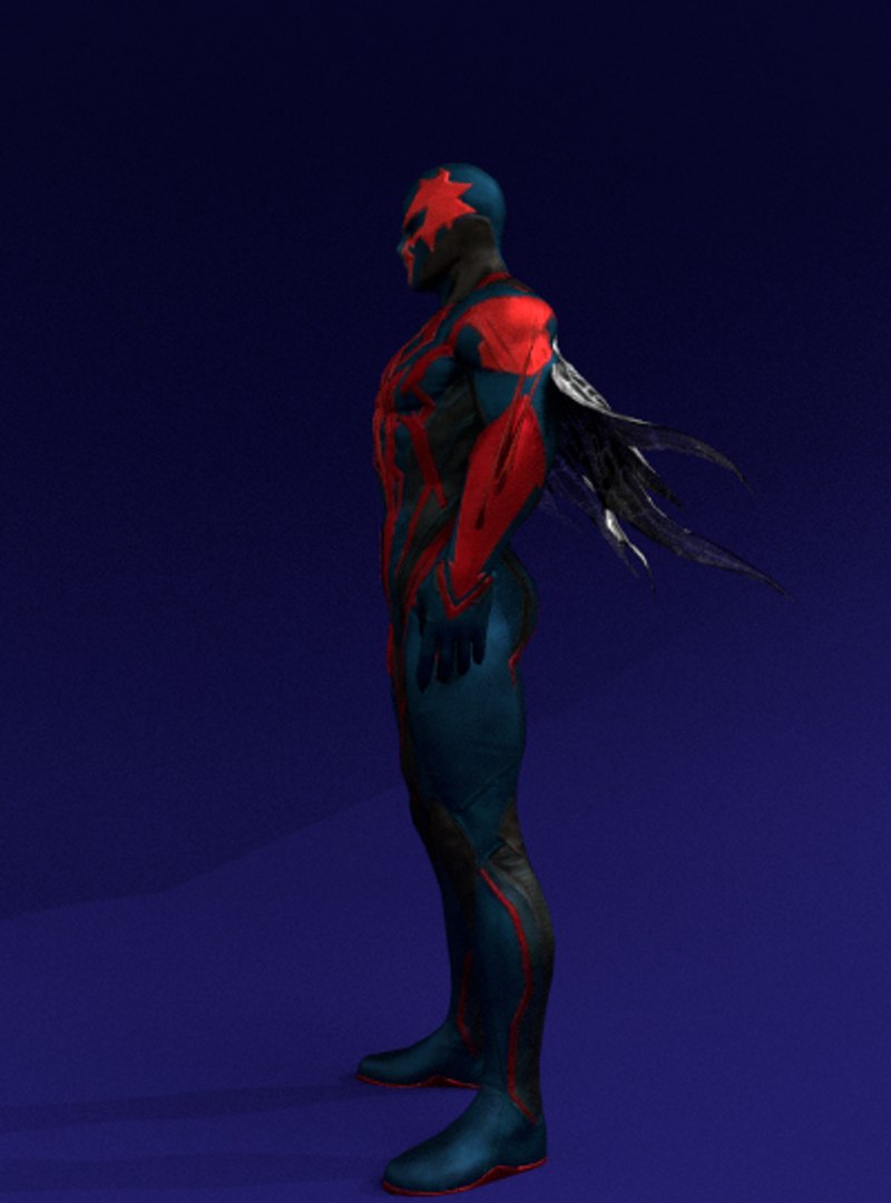 Spiderman 2099 3D Model - TurboSquid 1853661