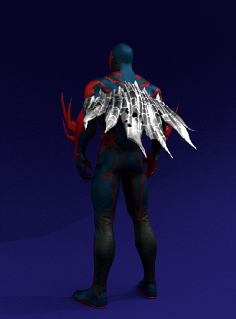 Spiderman 2099 3D Model - TurboSquid 1853661
