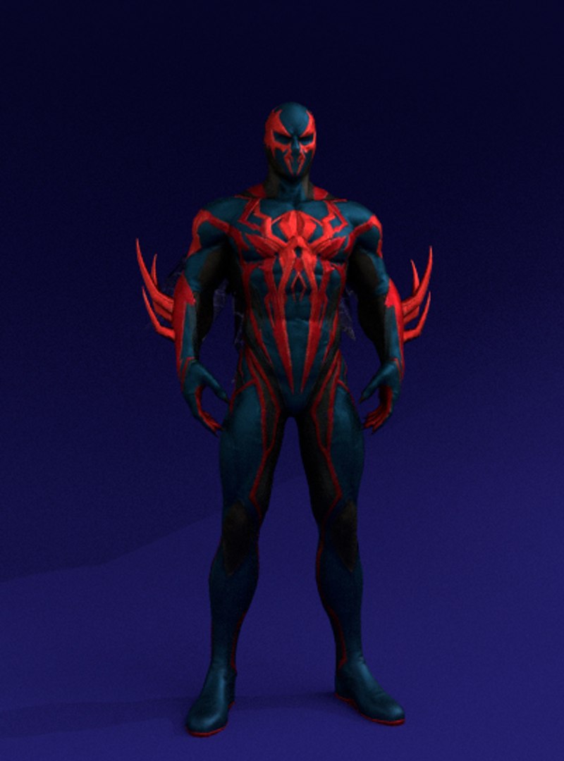 Spiderman 2099 3D Model - TurboSquid 1853661