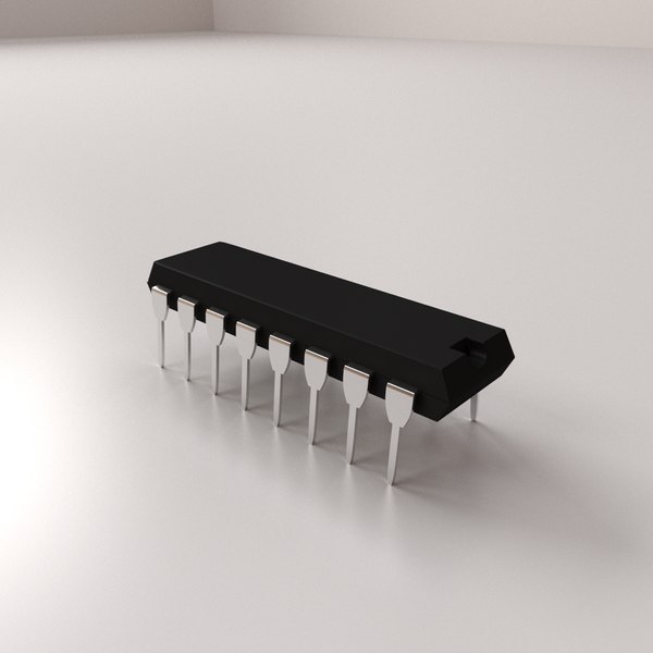 28 pin microchip model - TurboSquid 1217499