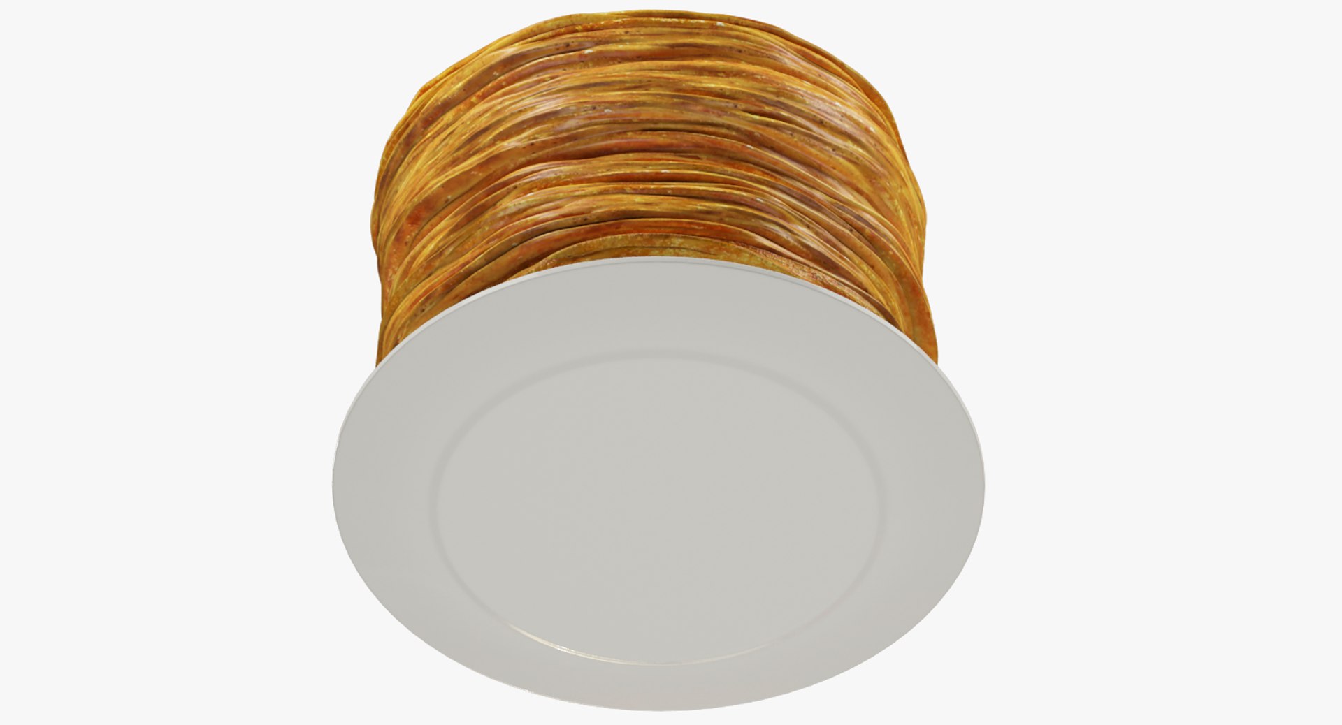 Pancakes Plate 3D Model - TurboSquid 1258407